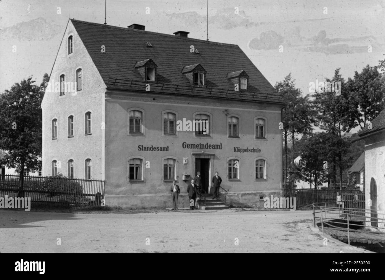 Municipal administration building Black and White Stock Photos & Images ...