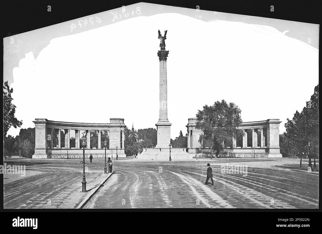 Budapest. Millenniumsdenkmal (1896 Stock Photo - Alamy