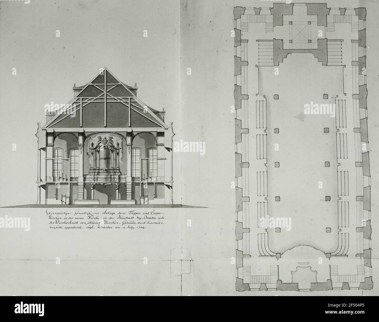 Plans of Churches Stock Photo - Alamy