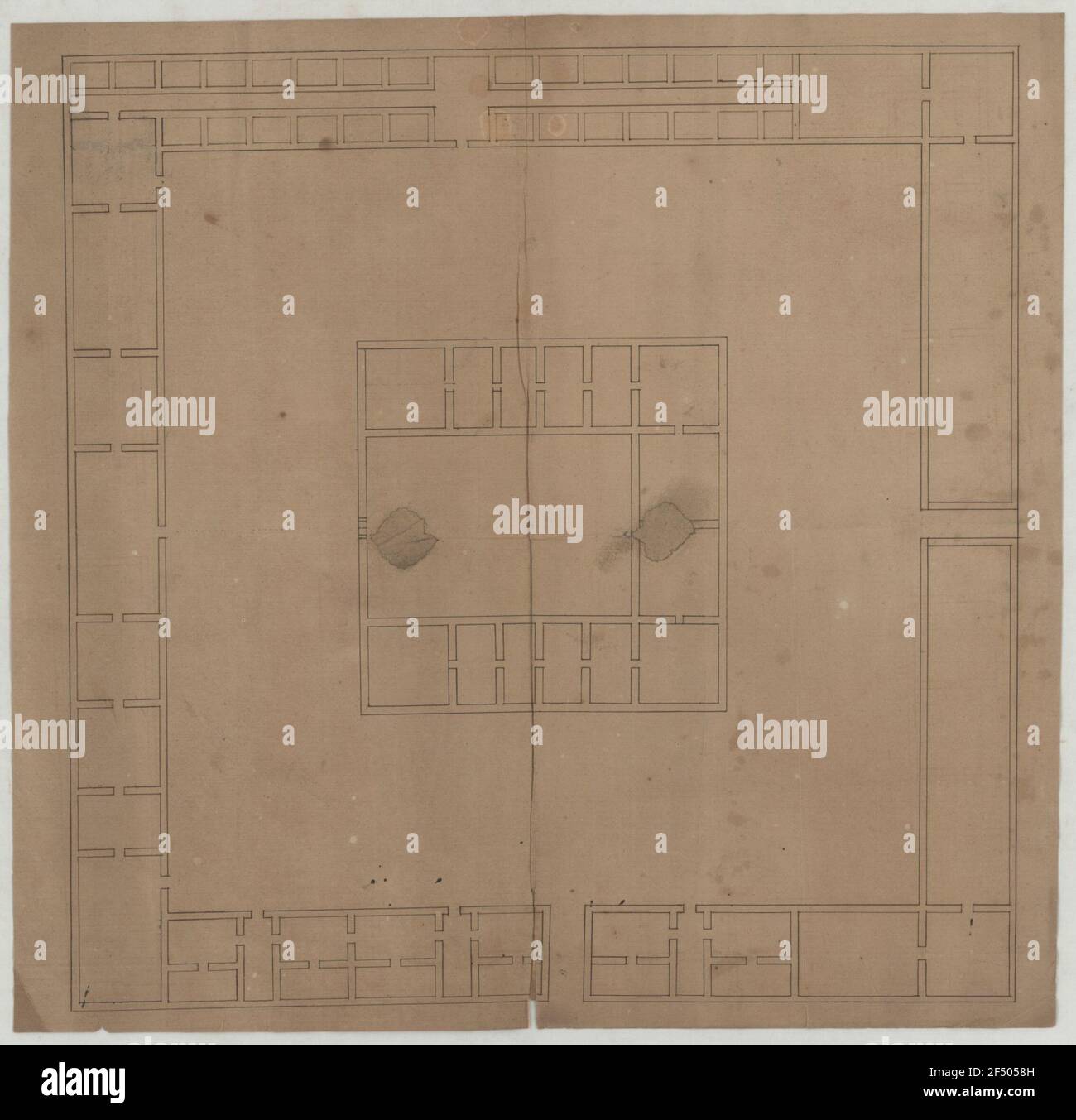 Building complex, design, schematic floor plan Stock Photo - Alamy