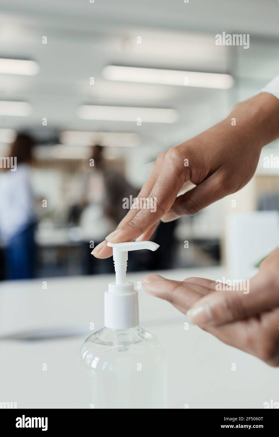 Pump sanitizer hi-res stock photography and images - Alamy