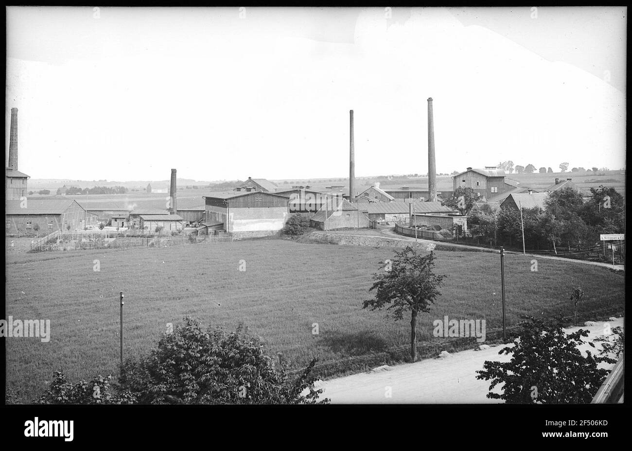 Freiberg. Fertilizer factory Schippan from West Stock Photo - Alamy