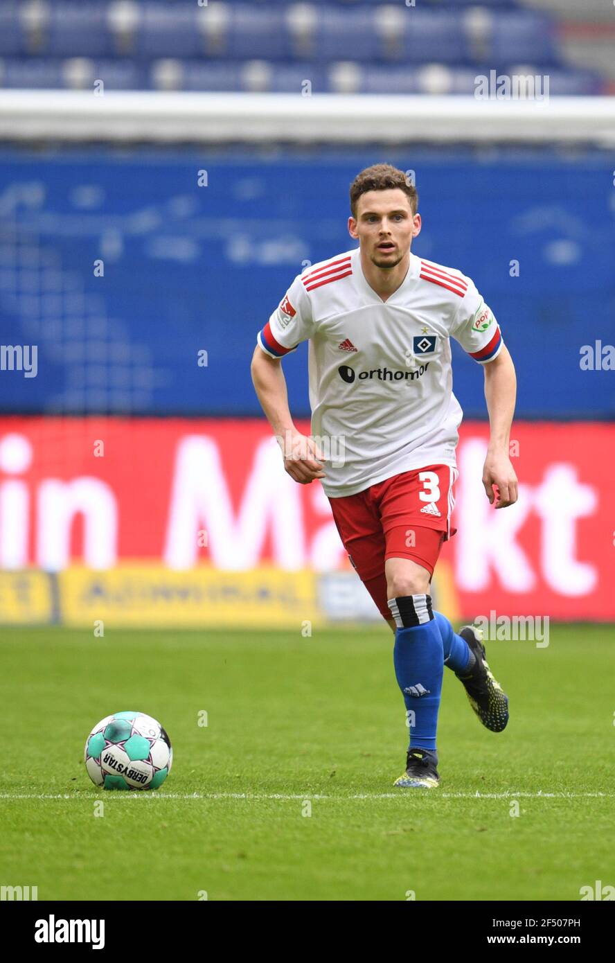 Hamburg, Germany. 20th Mar, 2021. Football: 2. Bundesliga, Matchday 26 ...
