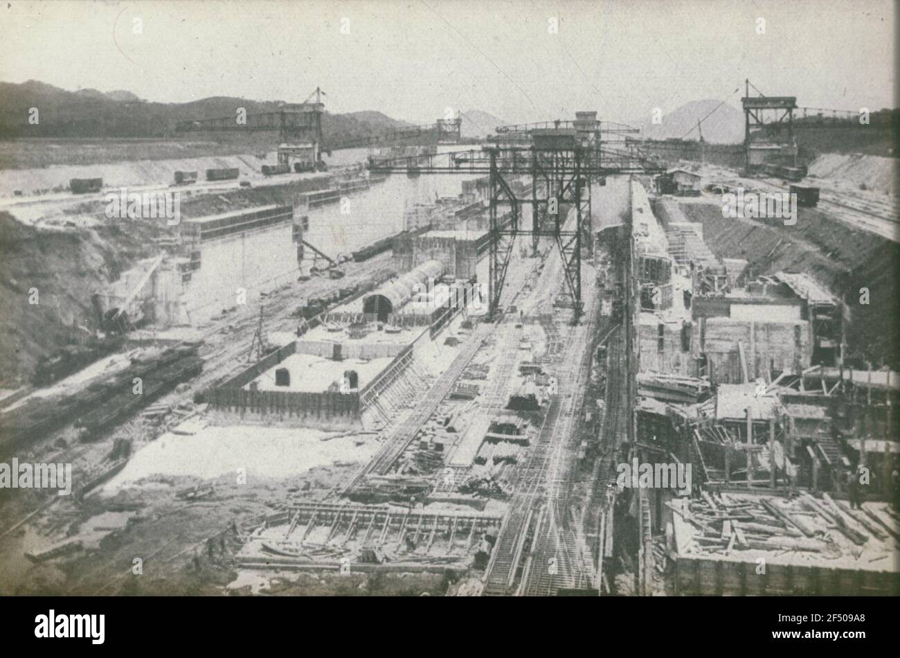 Egypt. Sueskanal between the port cities of Port Said and Port Taufiq ...