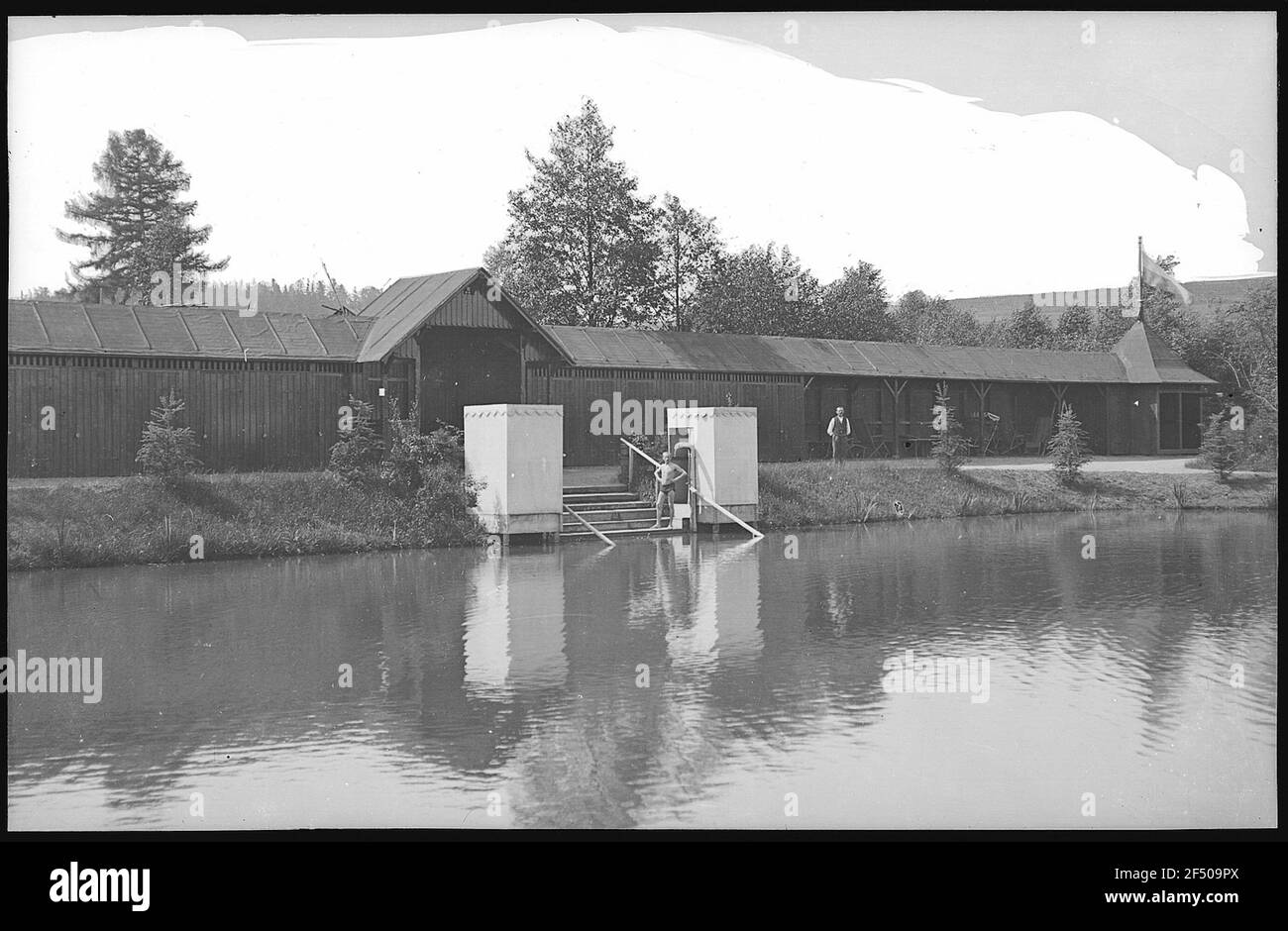 Spa swimming pool Black and White Stock Photos & Images - Alamy