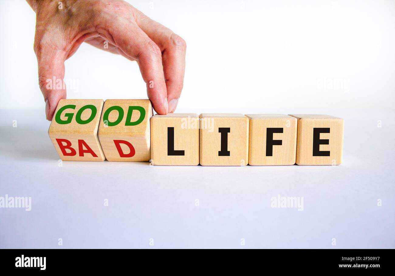 Good life concept for fresh start, new year resolution, dieting and ...