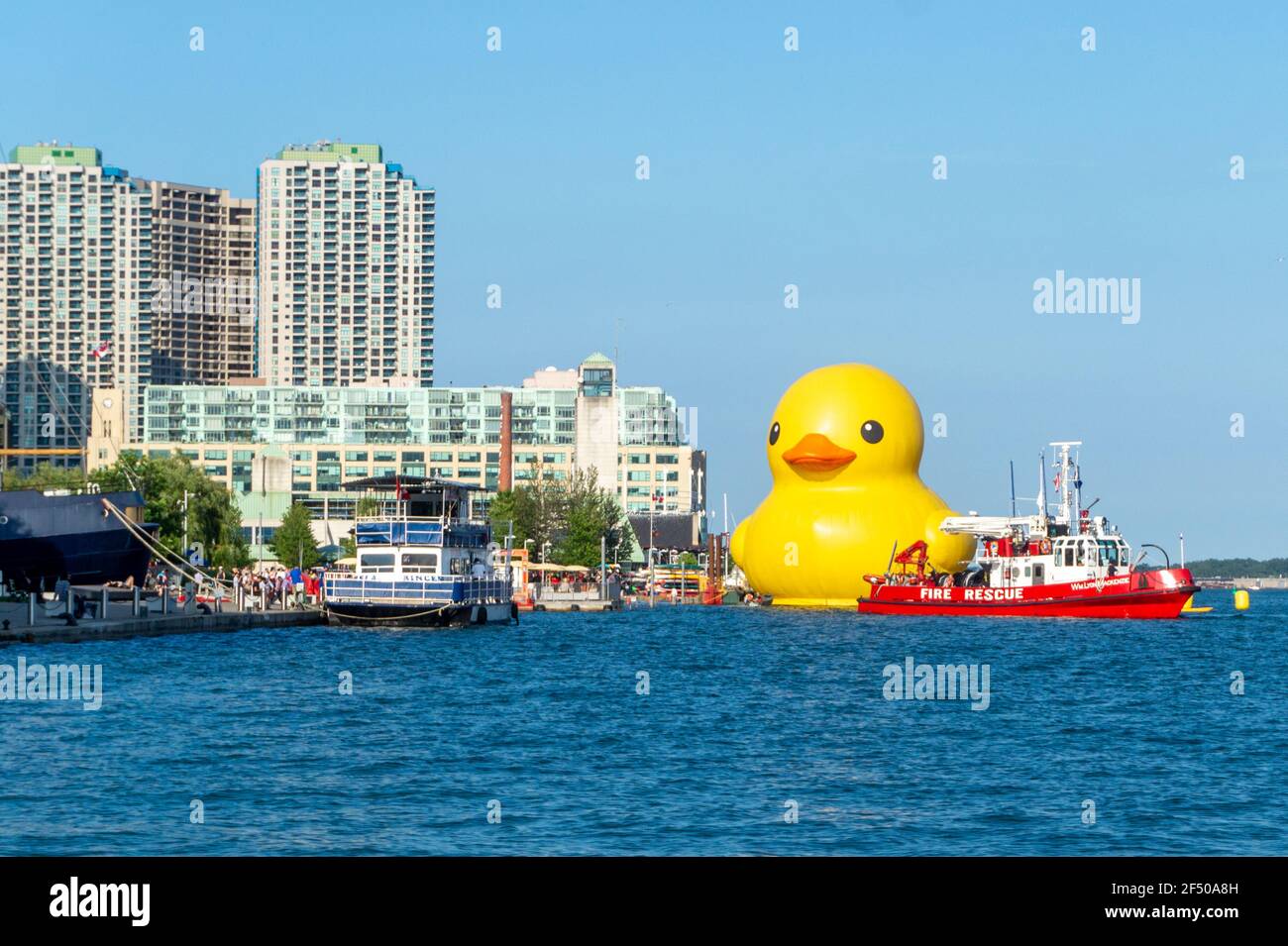 Giant rubber duck toronto hi-res stock photography and images - Alamy