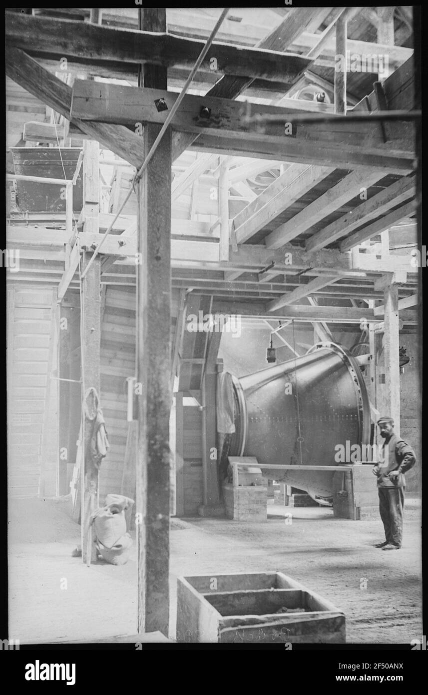 Freiberg. Fertilizer factory Schippan mixing machine system Stock Photo ...