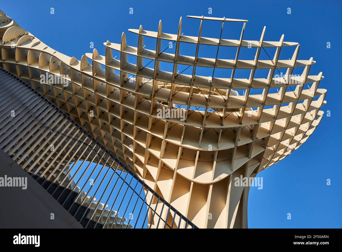 The Mushrooms Metropol Parasol Seville Andalusia Spain. World's largest ...