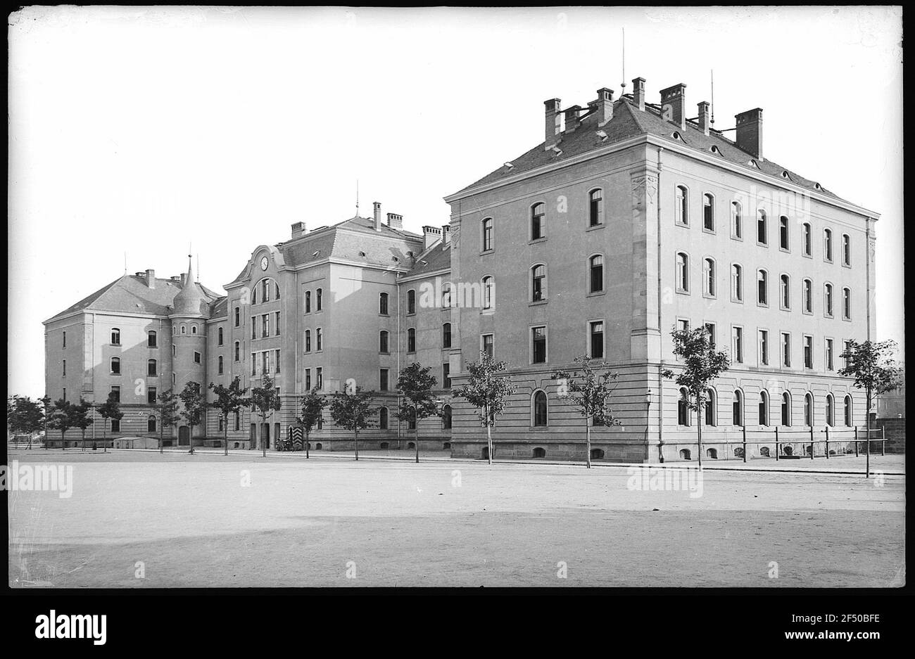 Dresden. Fried.-August barracks, wings C, reserve-lazaret Stock Photo ...