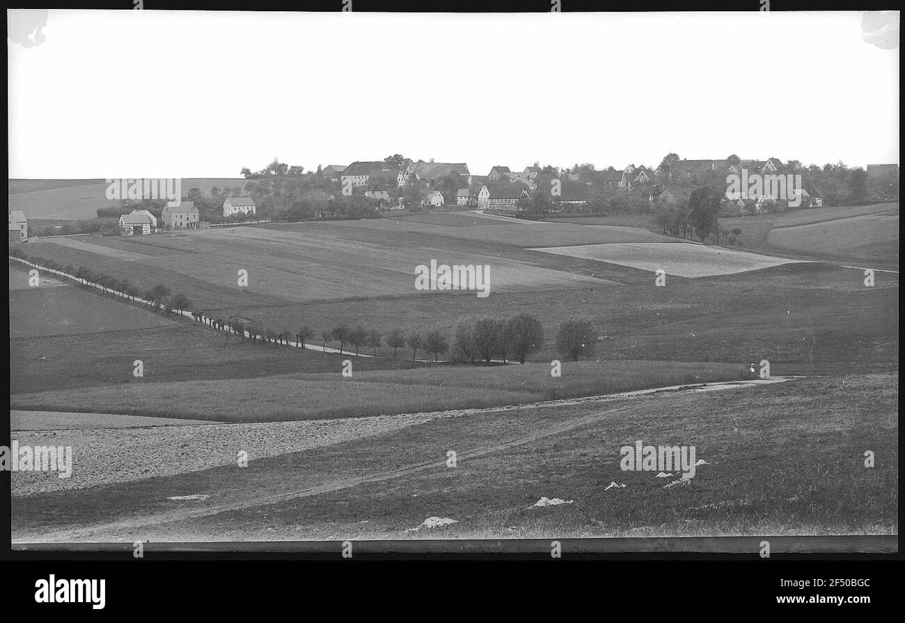 Scenic view on old Black and White Stock Photos & Images - Alamy