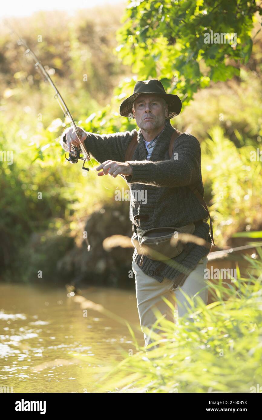 Casting pole hi-res stock photography and images - Alamy