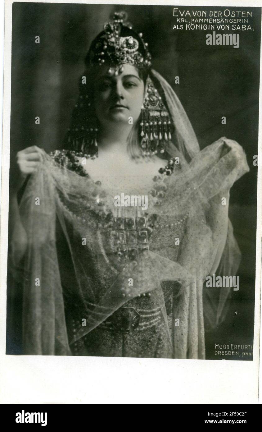 Eva from the east as Queen of Saba Stock Photo - Alamy