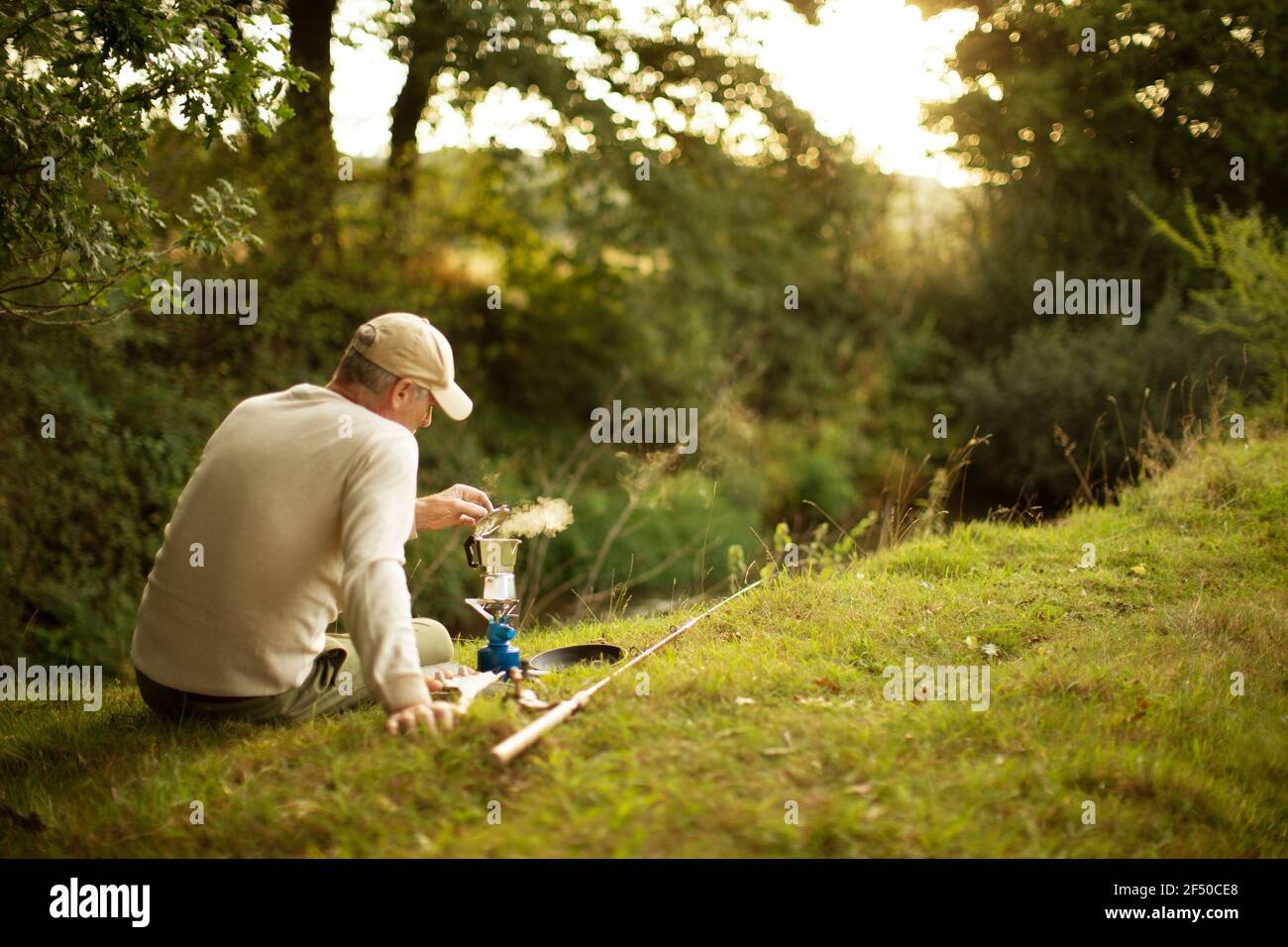 Fisherman taking a break hi-res stock photography and images - Alamy
