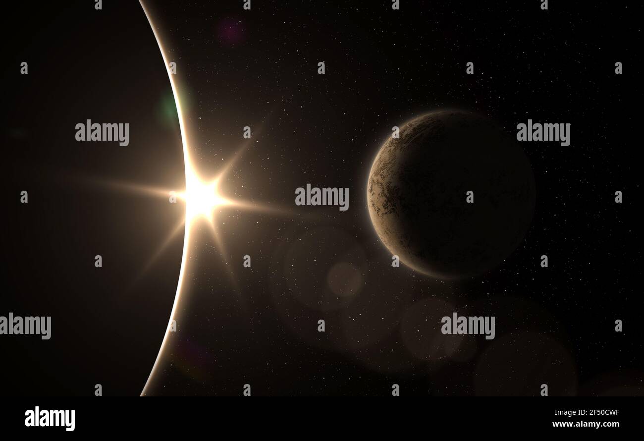 Aliens planets in deep outer space. Abstract space wallpaper, cosmic ...