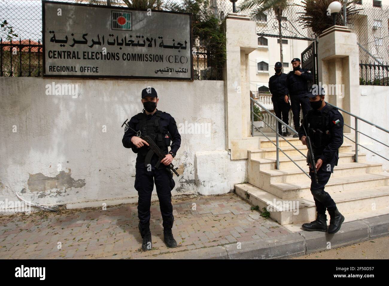 Palestinian central elections commission hi-res stock photography and ...