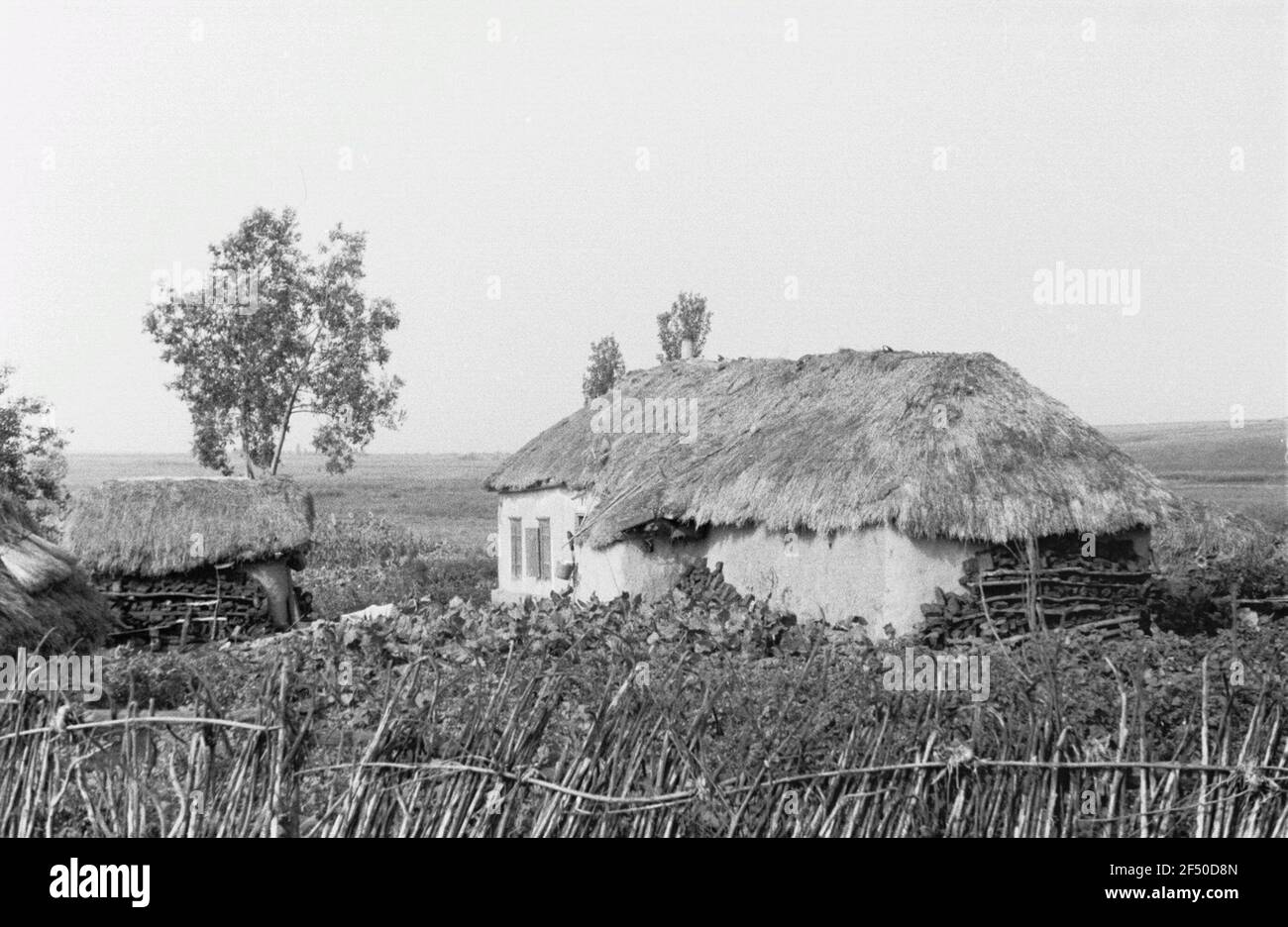 Second World War. Soviet Union. Bauernhütte Stock Photo - Alamy