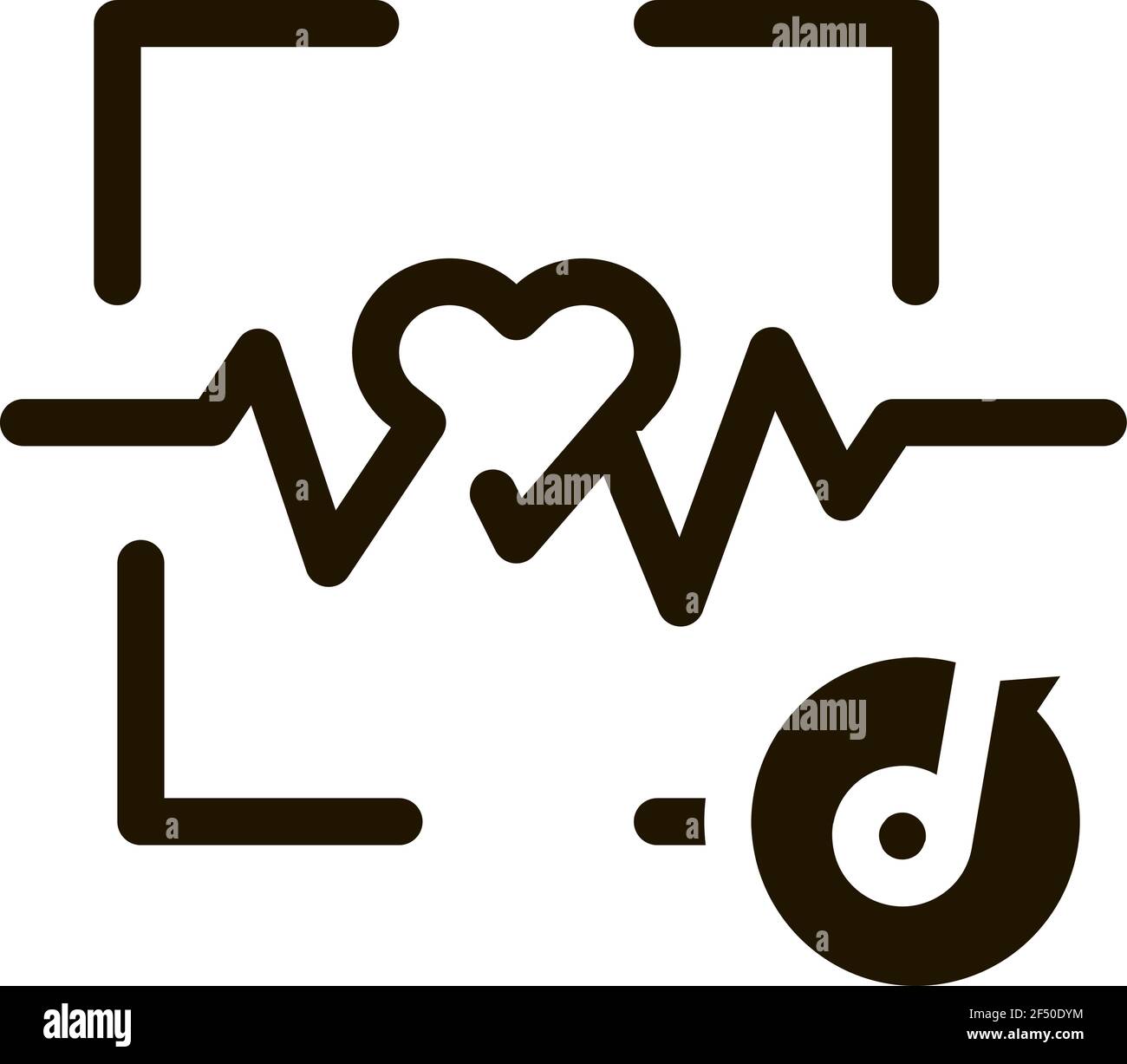 Effect of Music on Heart Illustration Stock Vector Image & Art - Alamy