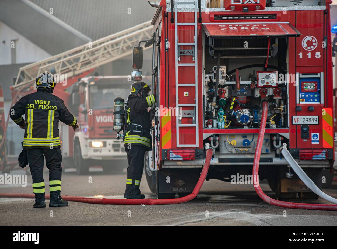 Firefighter inspection hi-res stock photography and images - Alamy