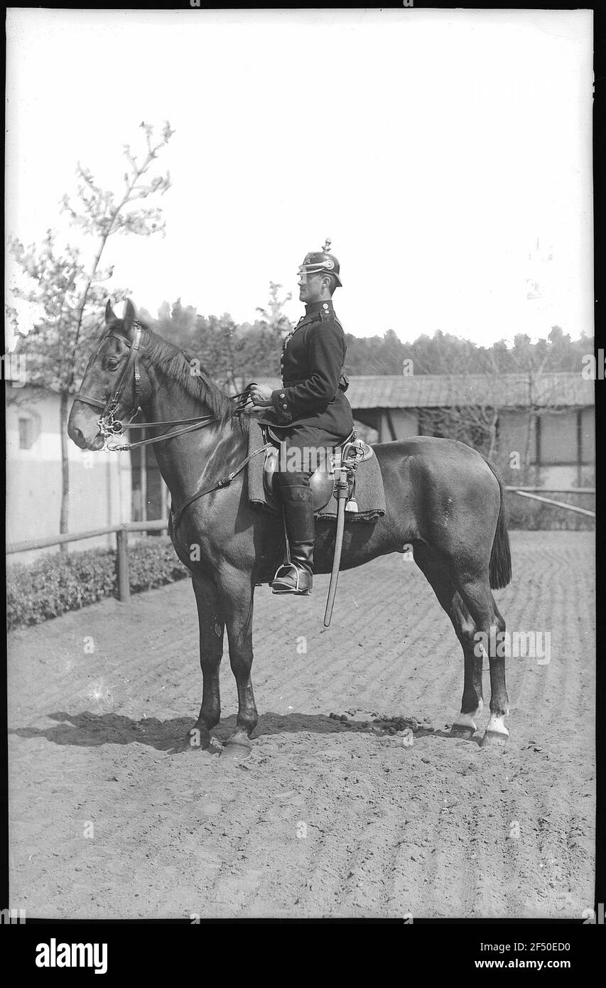 Dresden. K.S. 1. Field-Art.-encry. No. 12 - driver to horse Stock Photo ...