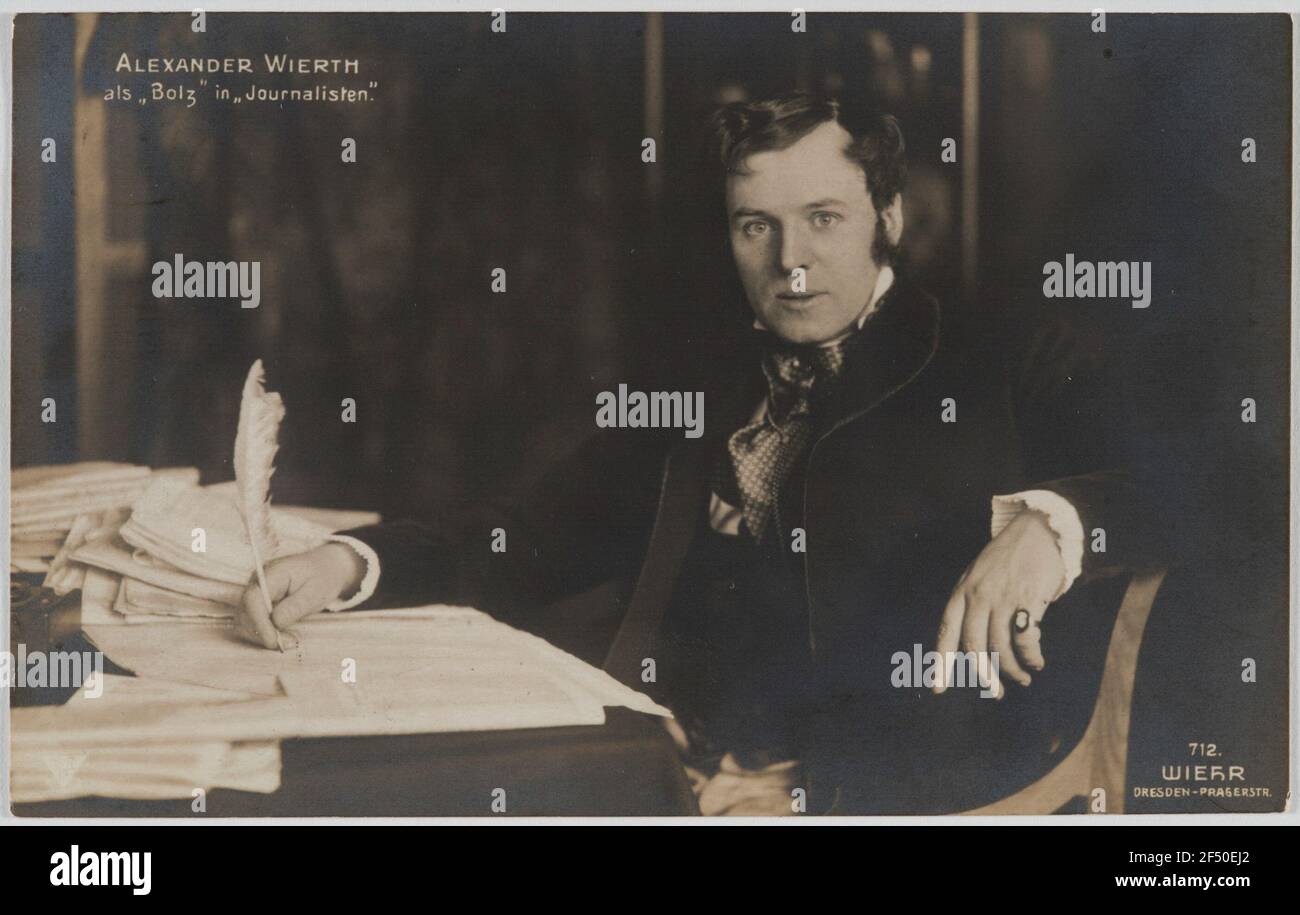 Alexander Wierh as Bolz Stock Photo - Alamy