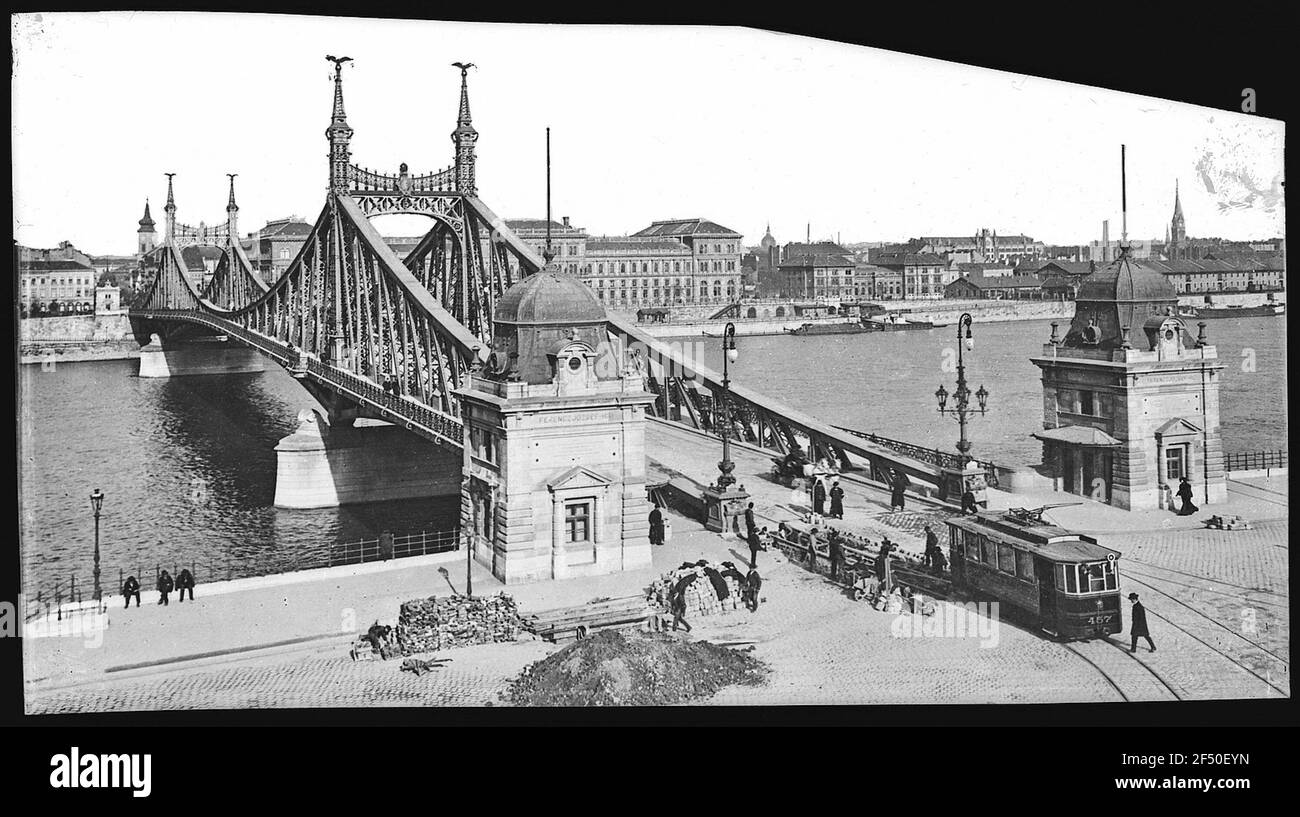 Budapest. Franz-Josephs Bridge (1894-1896 Stock Photo - Alamy