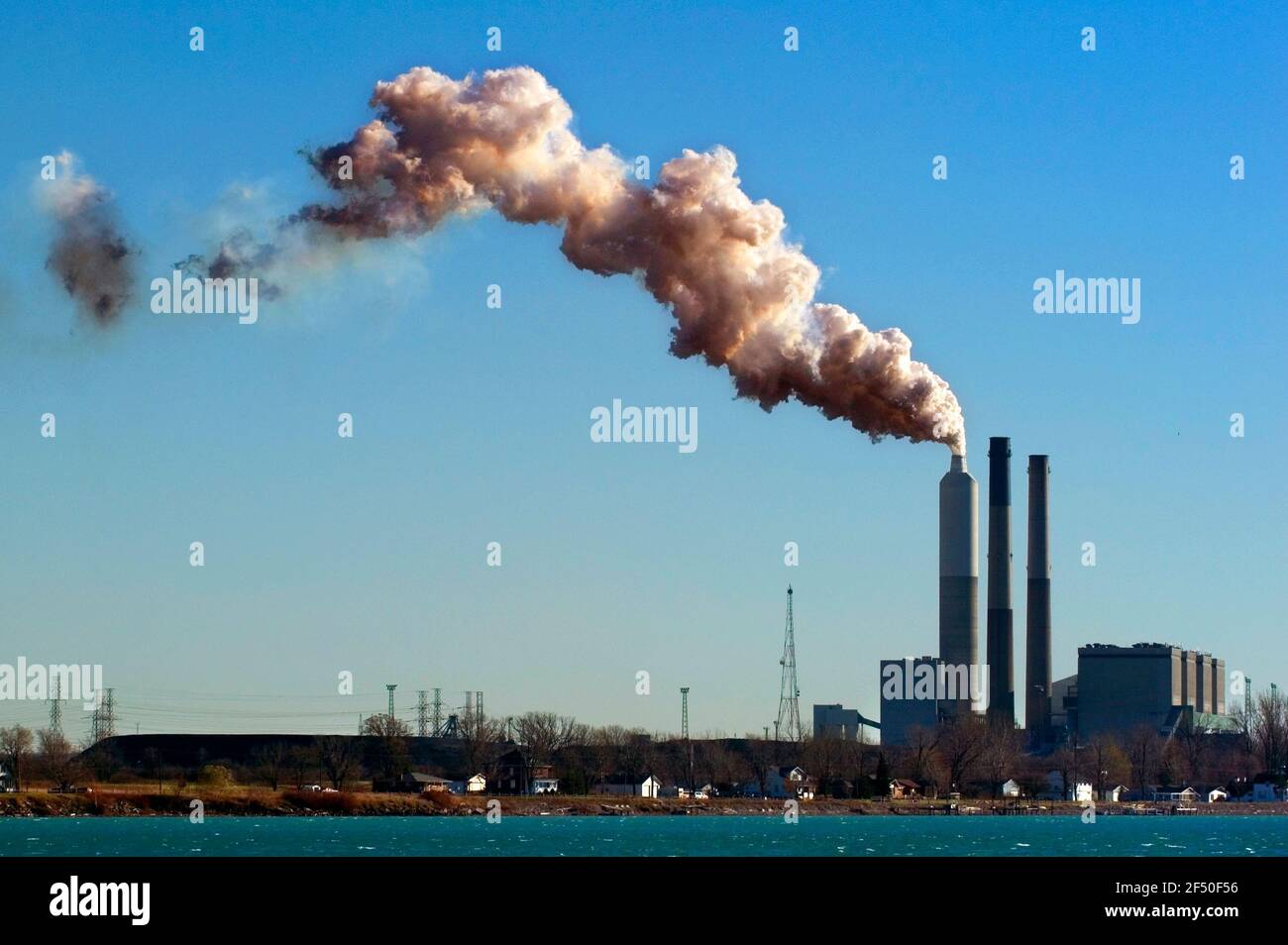 Air Pollution Gary Indiana Stock Photo - Alamy