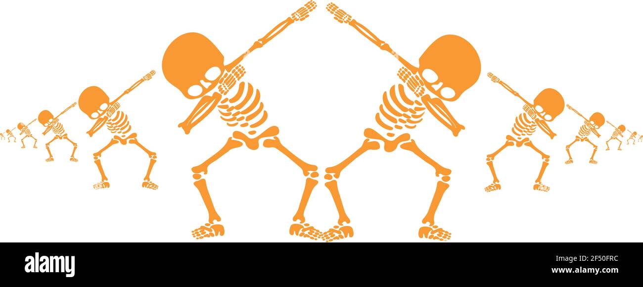Skeleton dab, A group of skeletons dabbing Stock Vector Image & Art - Alamy