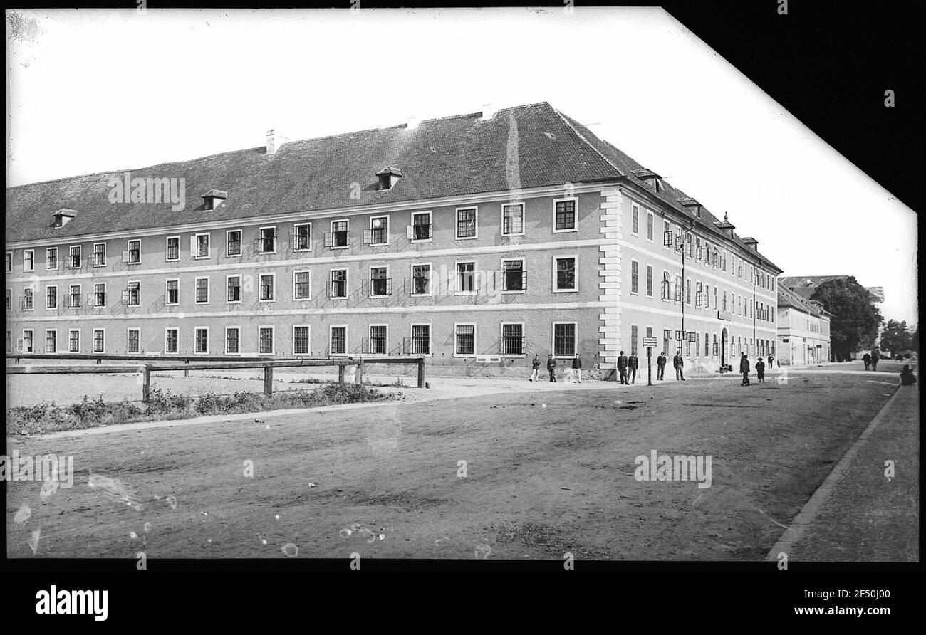 Theresienstadt. Big infantry barracks Stock Photo - Alamy
