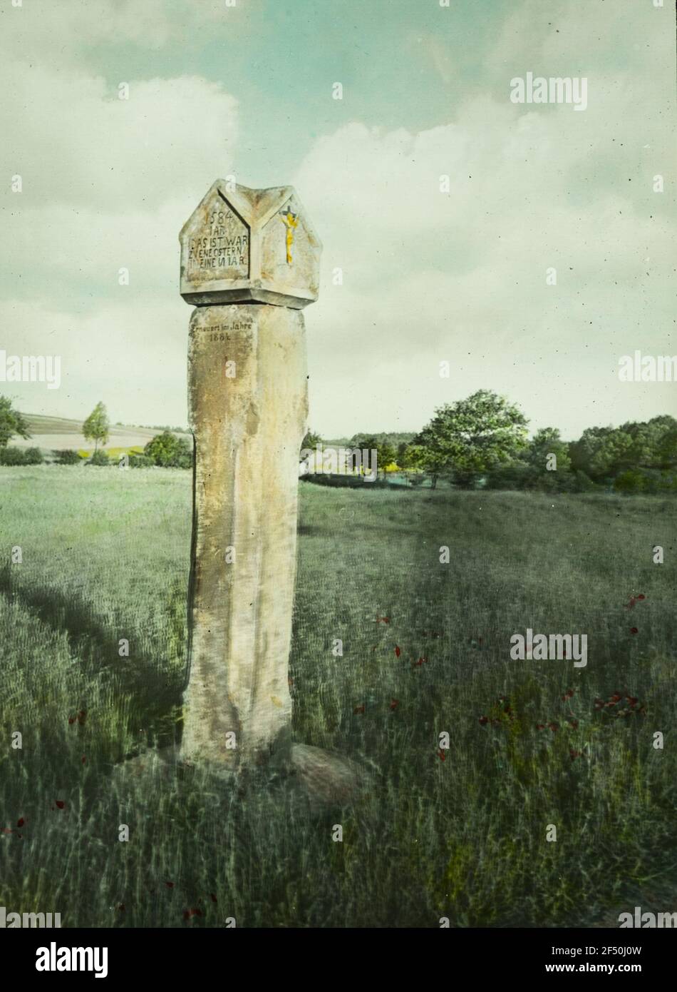 Stolpen-Lauterbach. Easter Pillar (1584 Stock Photo - Alamy