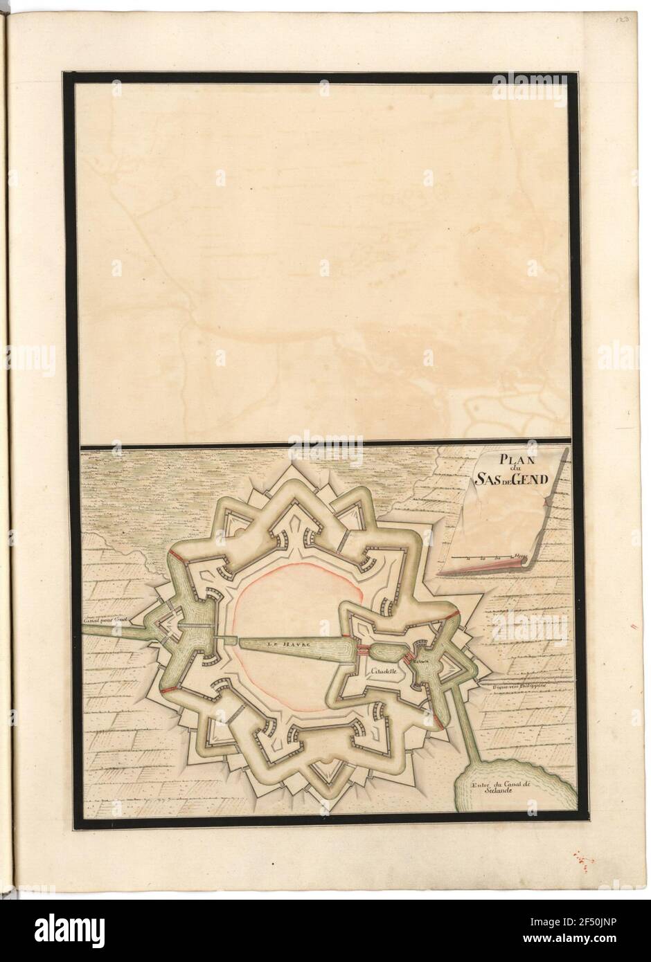 Map of gend SAS Stock Photo - Alamy