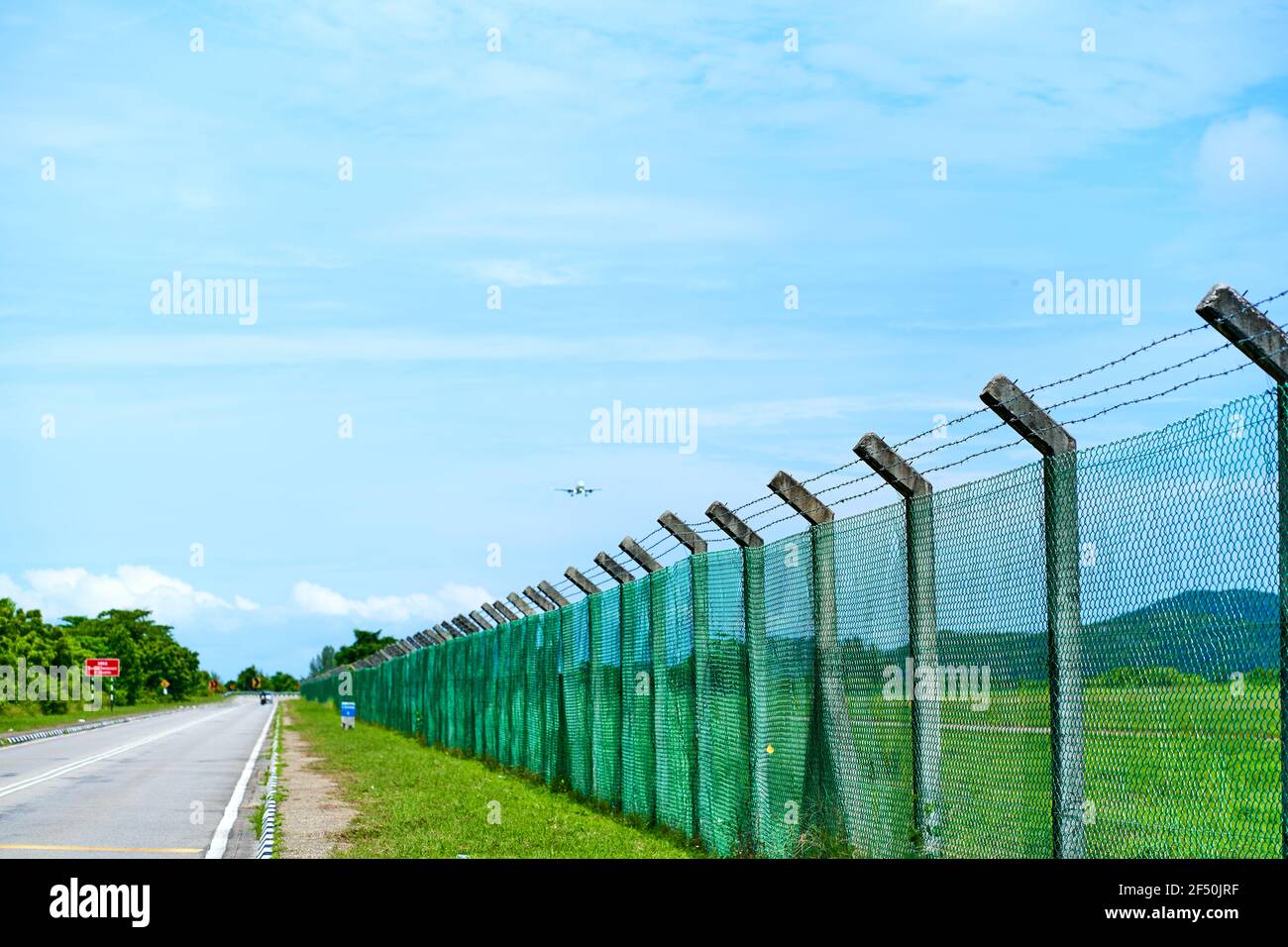Airport on a small island in the tropics Stock Photo - Alamy