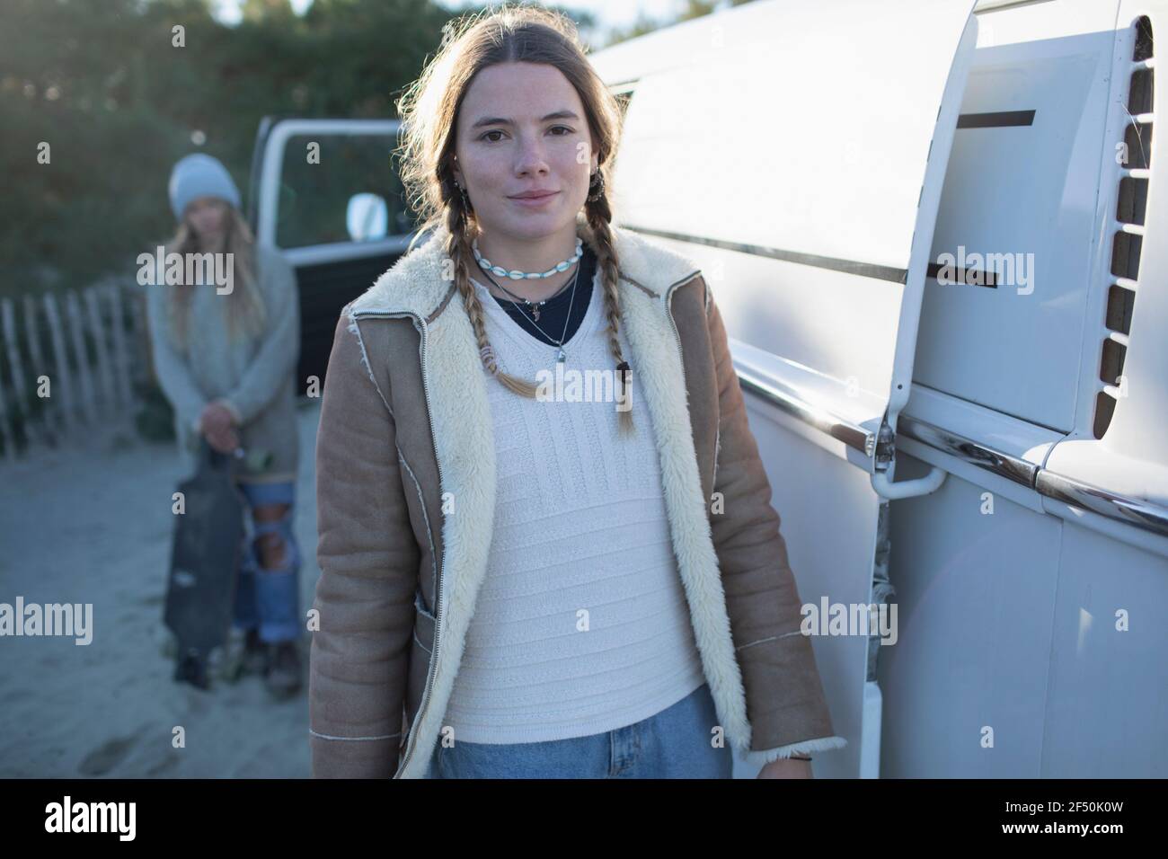 Outside camper hi-res stock photography and images - Alamy