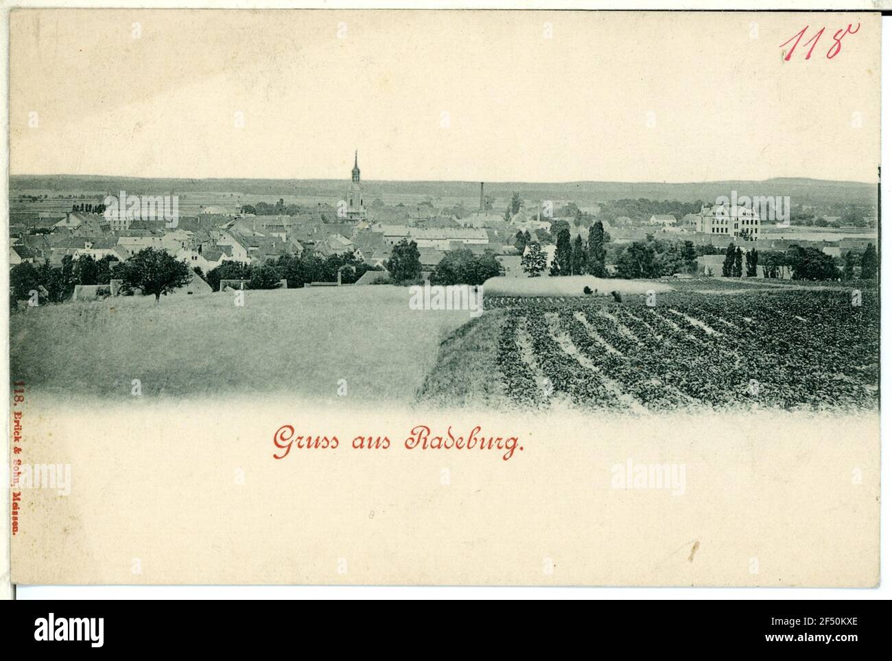 total Radeburg. overall view Stock Photo - Alamy