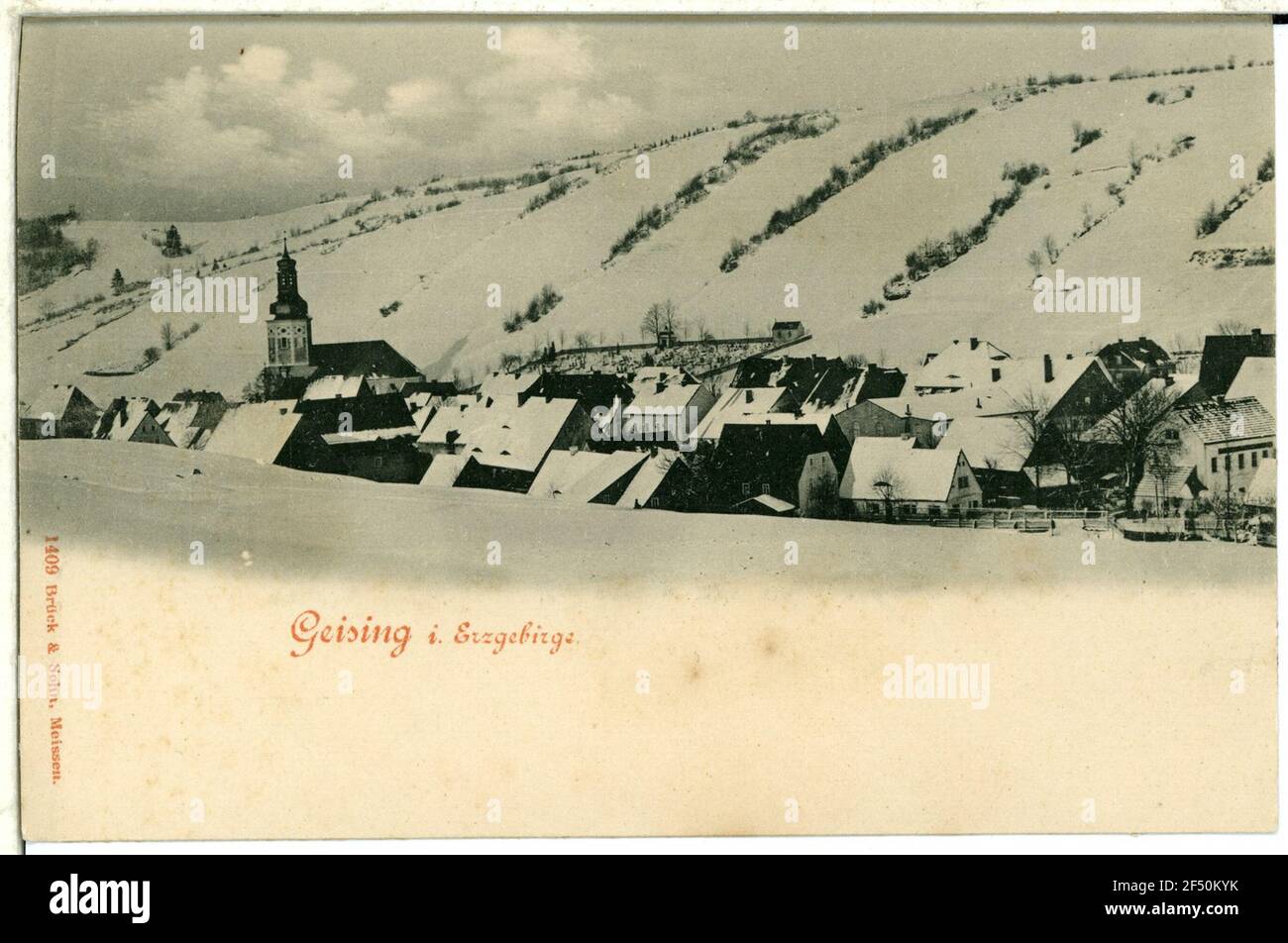 View of Geising View of Geising Stock Photo - Alamy