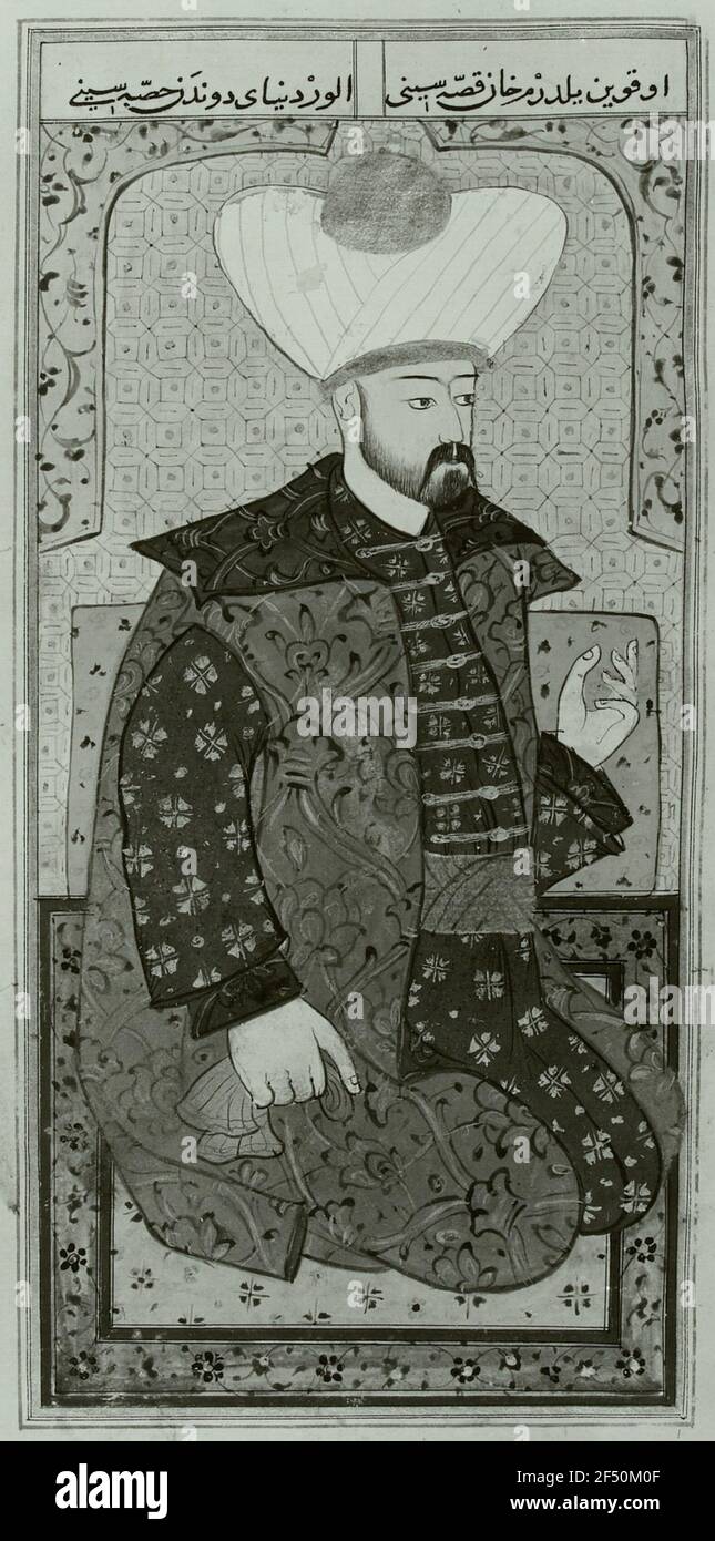 Bajezid I. (Bayazid), Sultan of the Ottoman Empire Stock Photo - Alamy