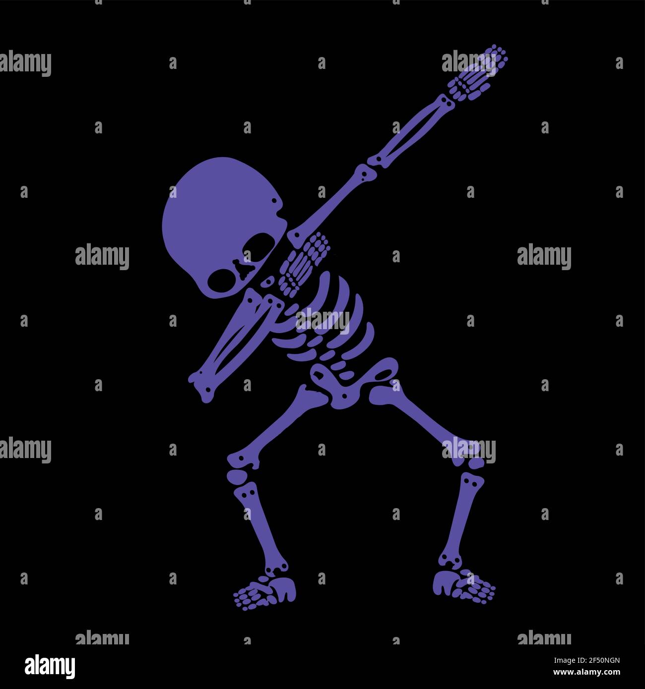Skeleton dabbing vector Stock Vector Images - Alamy