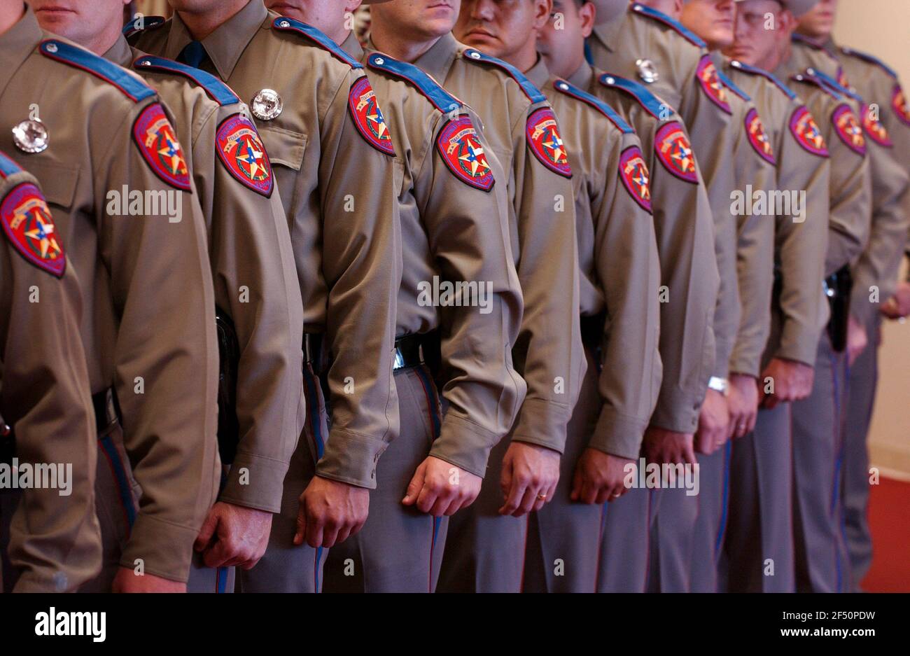 Sept. 5, 2003: Austin, Texas: The new cadet class of the Department of ...