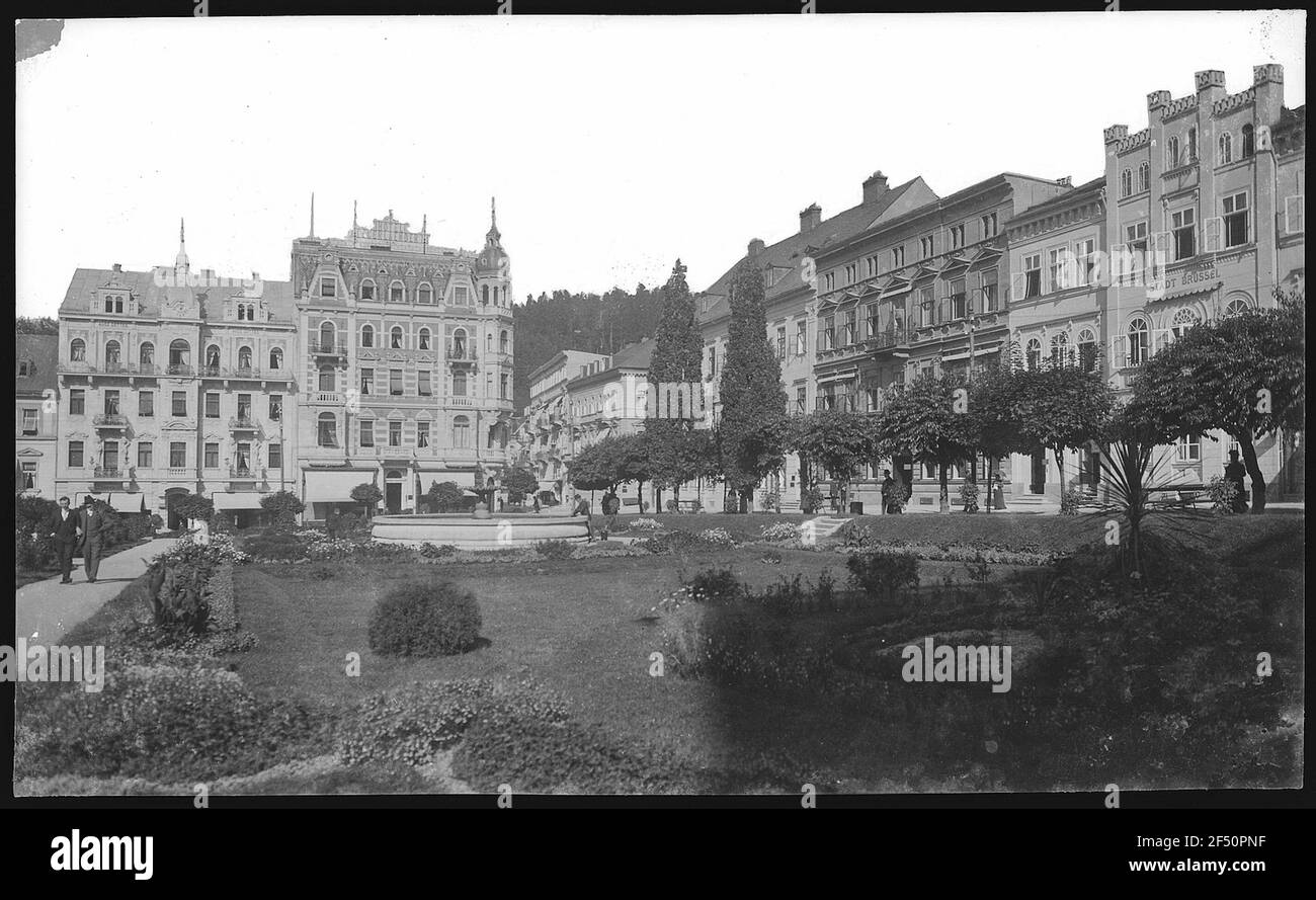 Marienbad. Franz-Josefs Square Stock Photo - Alamy