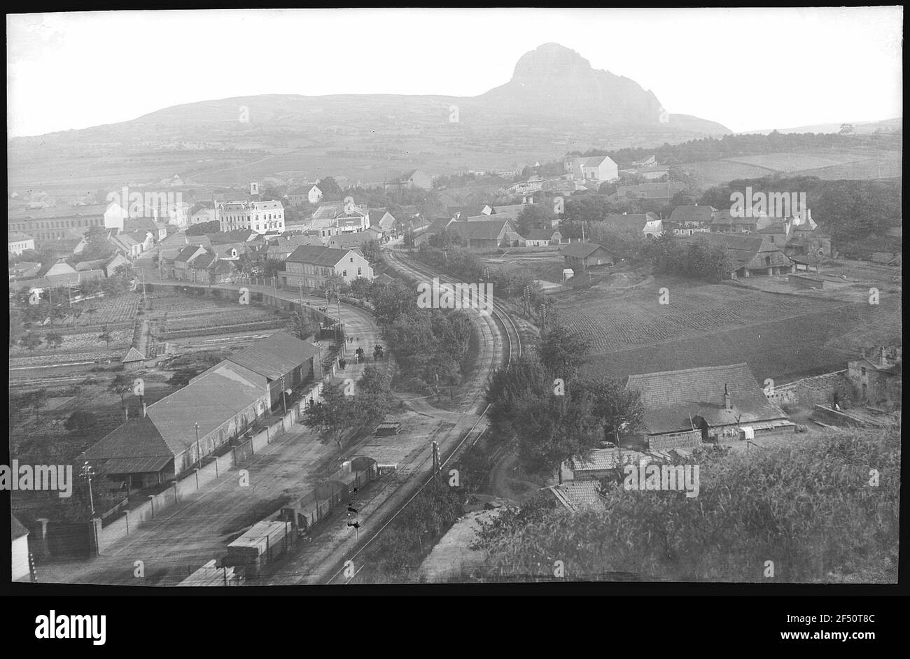 View north side town Black and White Stock Photos & Images - Alamy