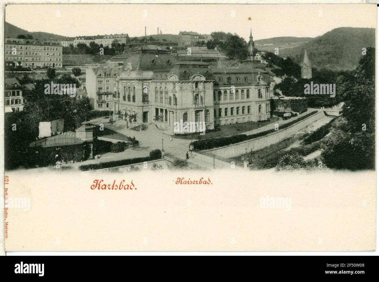 Kaiserbad Karlsbad. Kaiserbad (1895 Stock Photo - Alamy