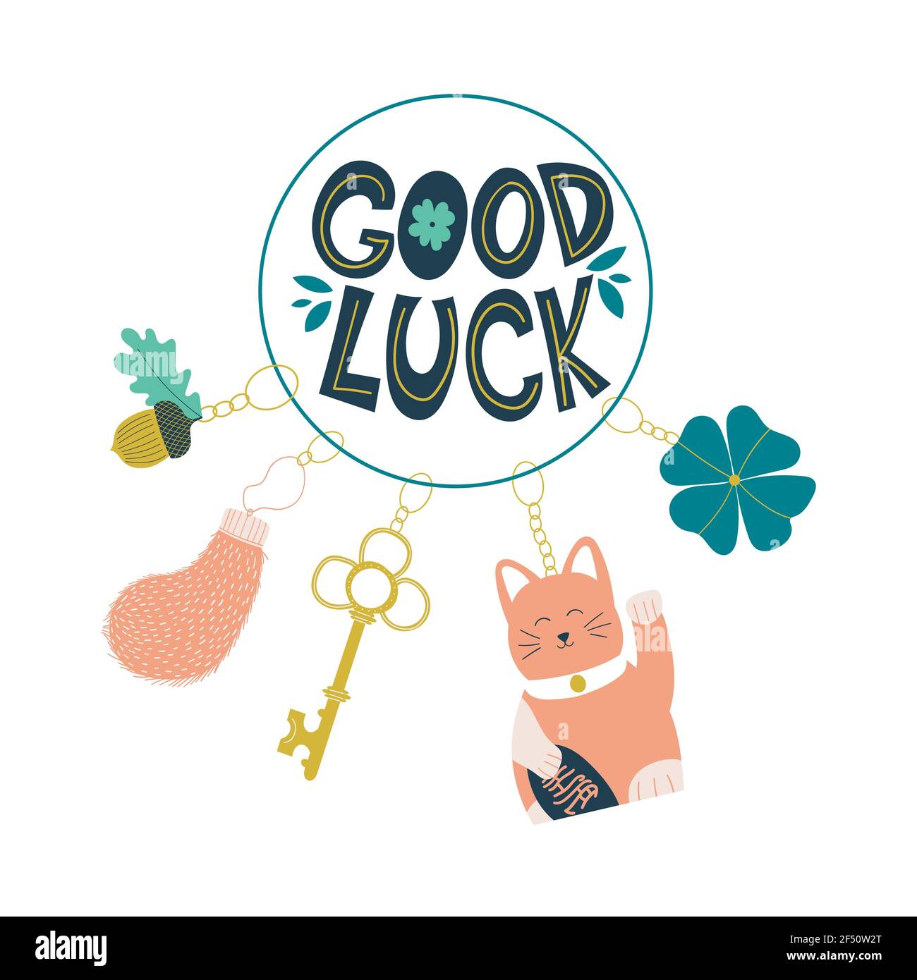Symbols of good luck Cut Out Stock Images & Pictures - Alamy