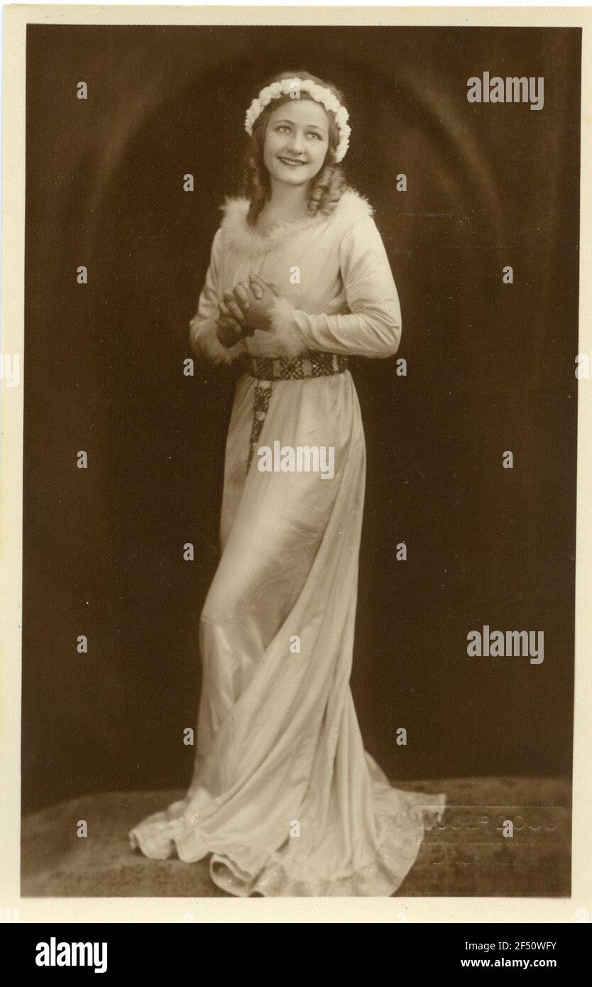 Erika Kaufmann as undine in the eponymous opera of Albert Lortzing ...