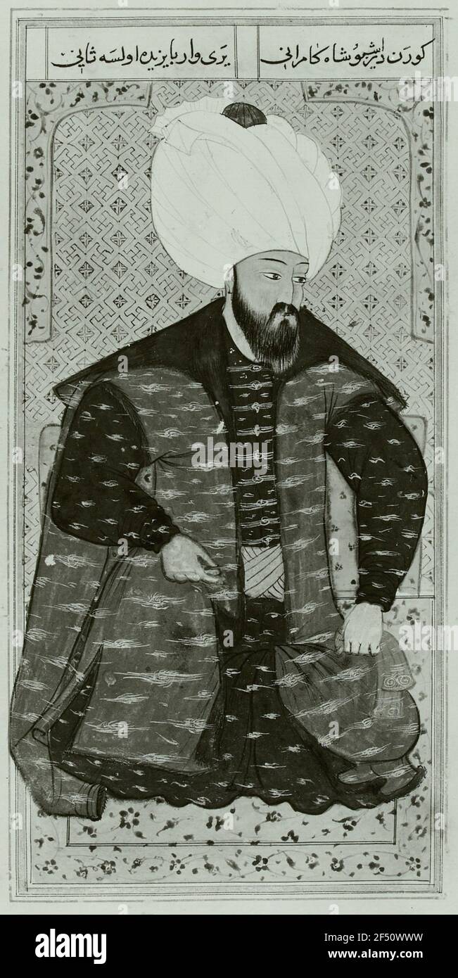 Bajezid II (Bayazid), Sultan of the Ottoman Empire Stock Photo - Alamy