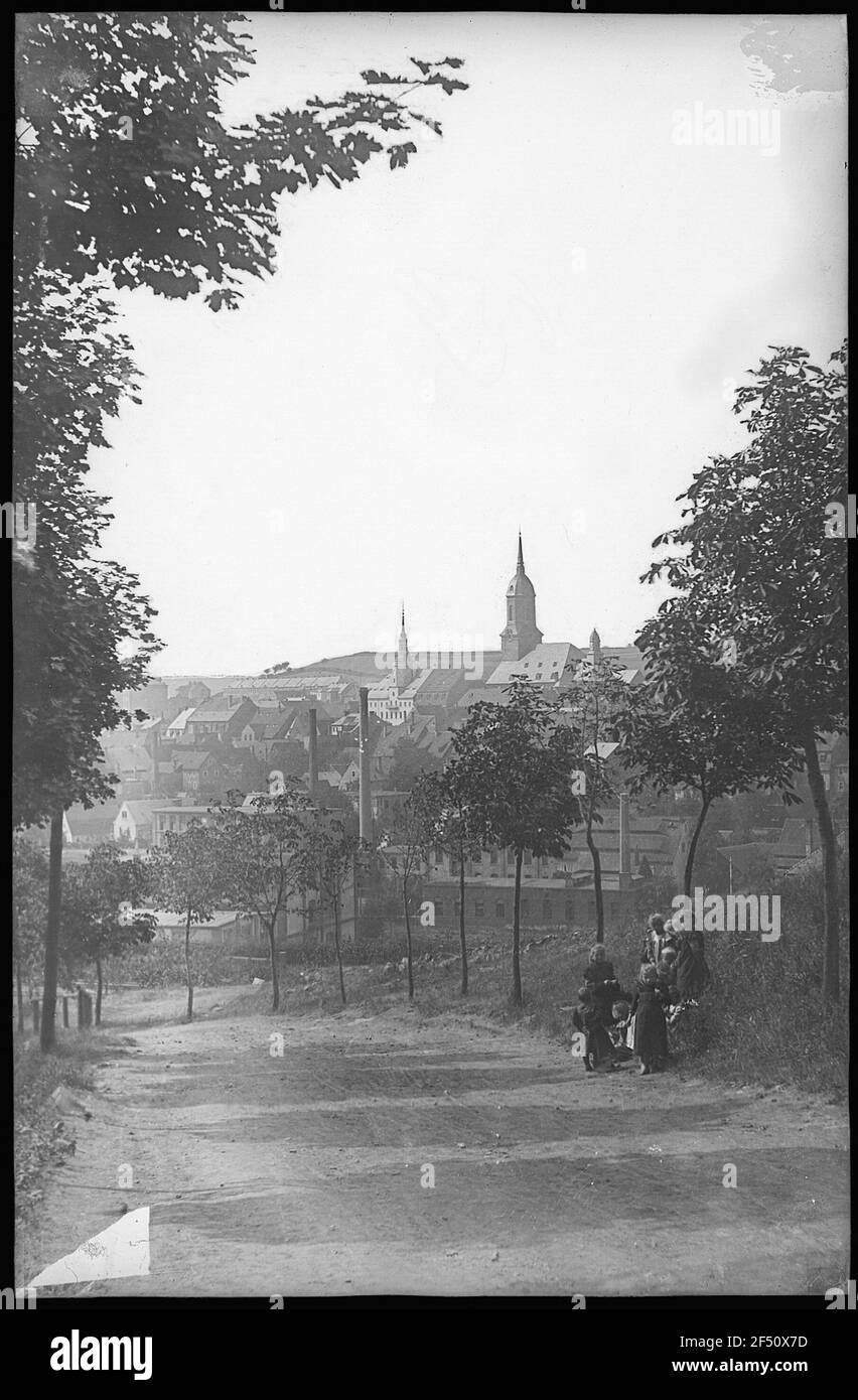 City elevated view Black and White Stock Photos & Images - Alamy