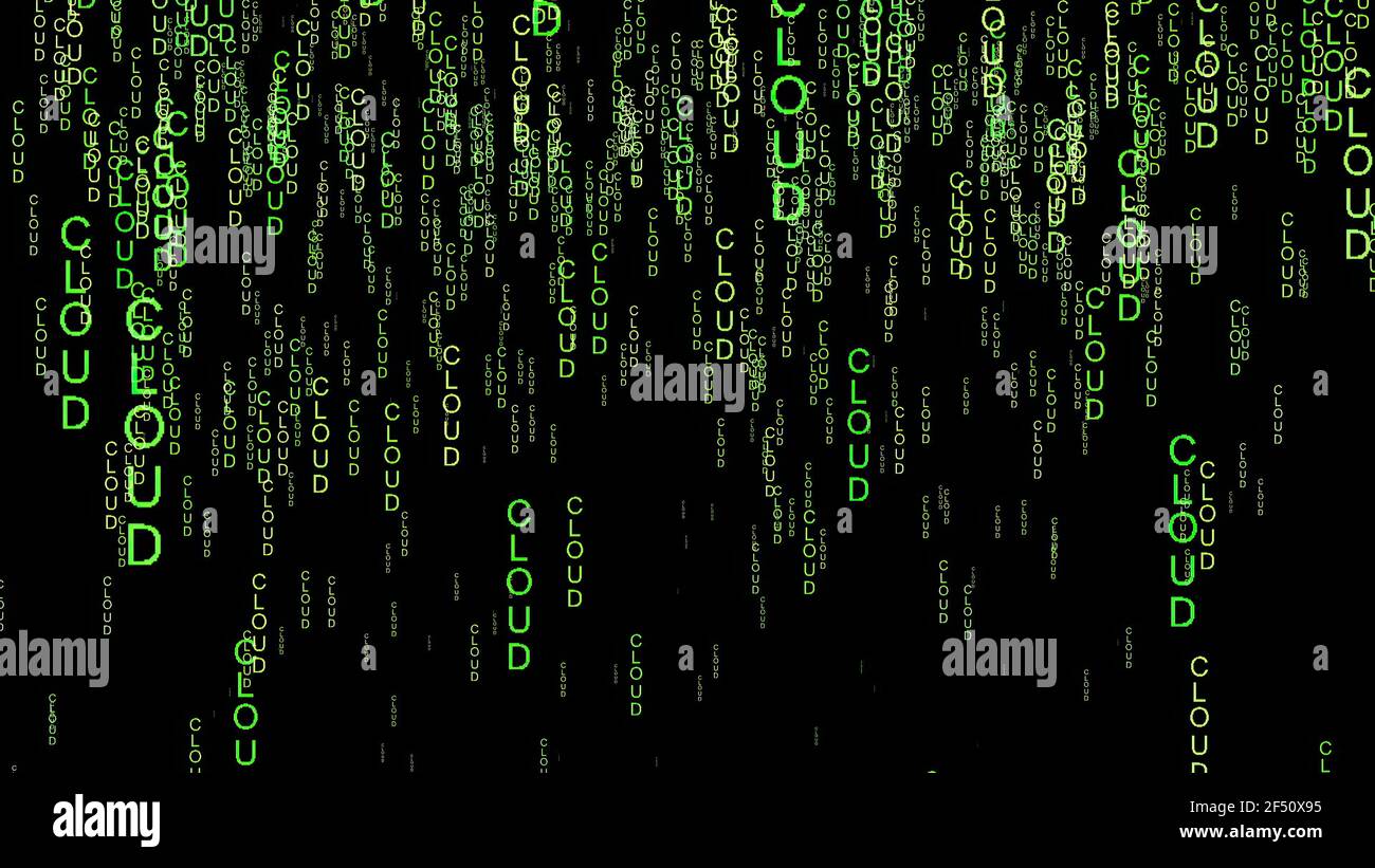 Cloud code on the web concept Stock Photo - Alamy