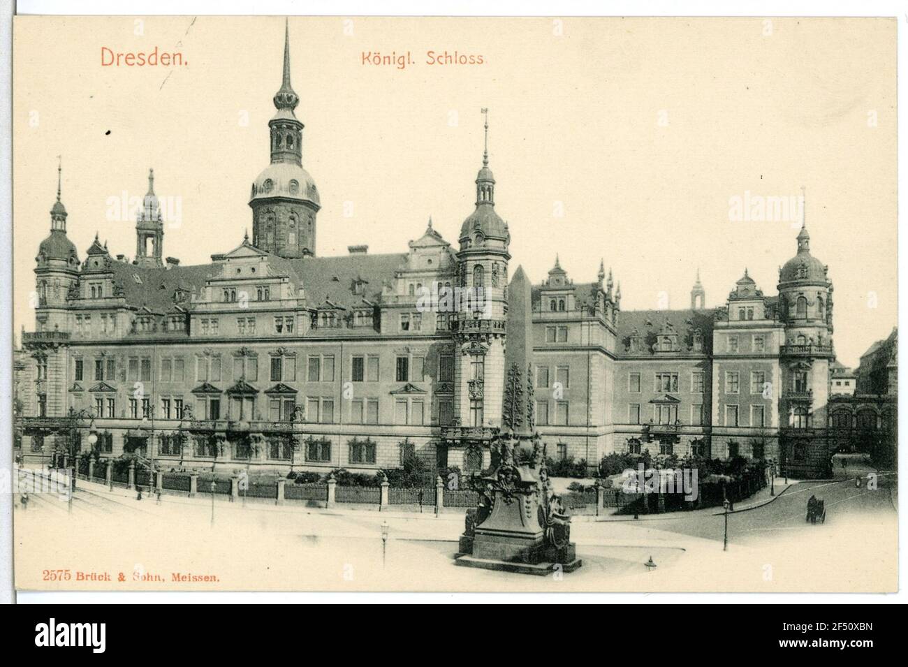 Royal castle Dresden. Royal castle Stock Photo - Alamy