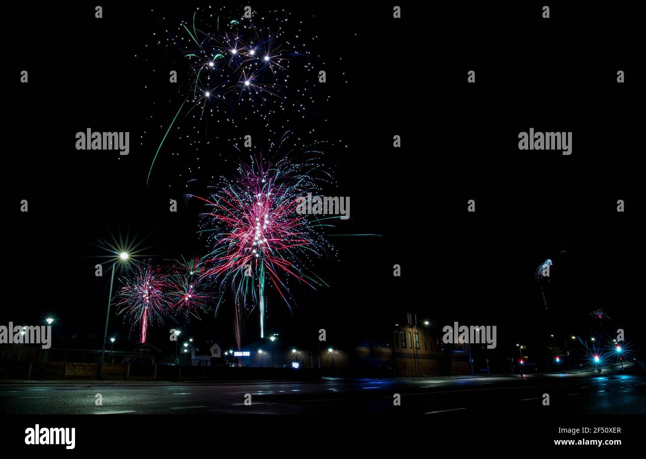 Denmark fireworks hi-res stock photography and images - Alamy