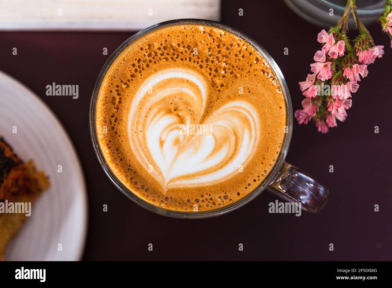 Closeup overhead shot espresso hi-res stock photography and images - Alamy