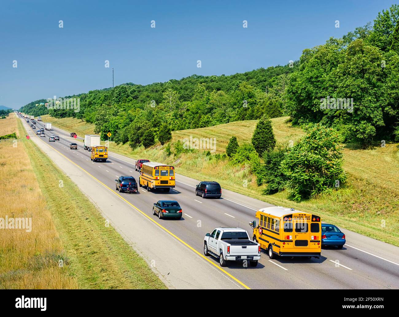 School buses hi-res stock photography and images - Alamy